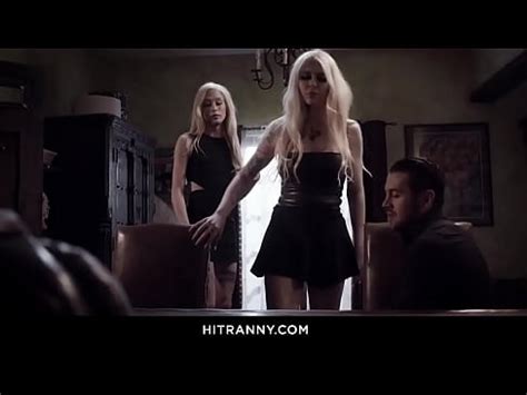 Man Between Two Blonde Transgenders Jenna Gargles And Gracie Jane XVIDEOS COM