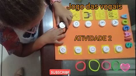 Recurso Pedagógico Jogo Das Vogais Atividade 2 Ligando As Vogais