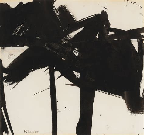 Abstract Expressionism Black And White Paintings By Franz Kline 1950s