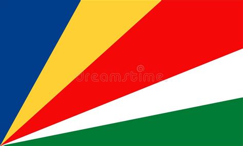 Seychelles Flag Design Vector Stock Vector Illustration Of Symbol Vector 266706336