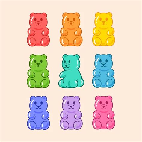 Booty Gummy Bears Is A Funny And Cute Art Inspired By Animal And Candy