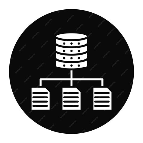 El Icono Del Vector De Estructura De Datos Se Puede Utilizar Para El Conjunto De Iconos Sin