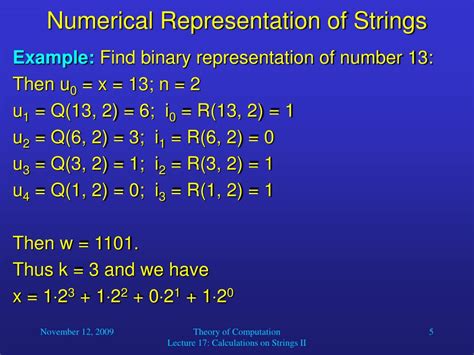 Ppt Numerical Representation Of Strings Powerpoint Presentation Free Download Id6444030