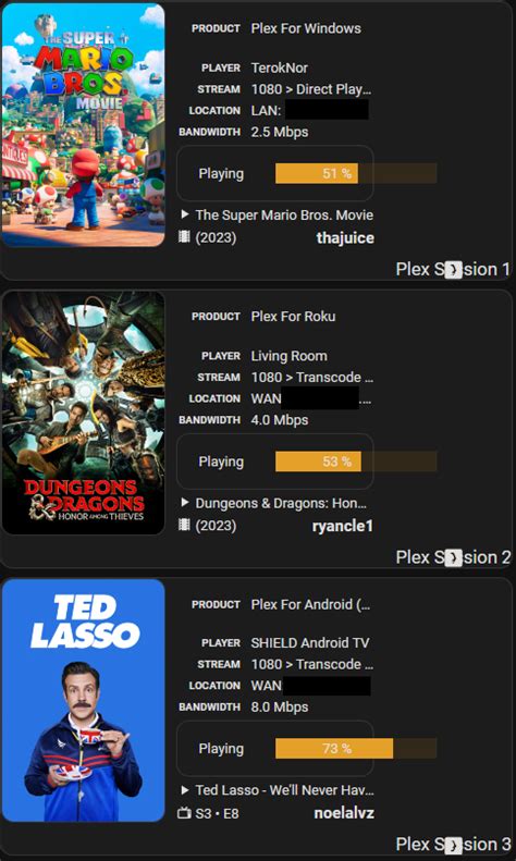 Tautulli Rest End Point And Custom Button Card Dashboards And Frontend Home Assistant Community