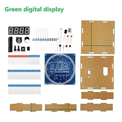 1 Set Electronic Clock Kit Soldering Practice For Diy Timer Kit Digital Clock