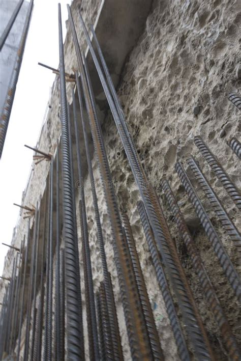 Reinforcement And Structural Steel In Construction Stock Image Image Of Economy Industry