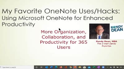 Microsoft OneNote Productivity Collaboration Organization CPDFormula By Learnformula