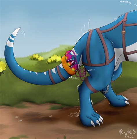 Rule 34 Anthro Artist Request Chained Chains Dragon Female Femsub