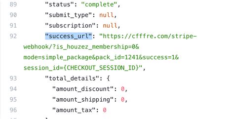 Success Url Not Working Rstripe