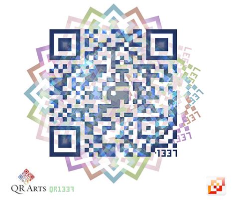 Qrcodelovea Multiple Qr Codes Overlapped To Produce A Ci Flickr