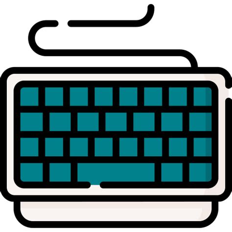 Keyboard Special Lineal Color Icon