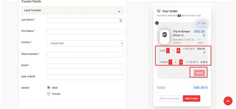 How To Fix Unable To Update Cart In A Checkout Page WP Travel
