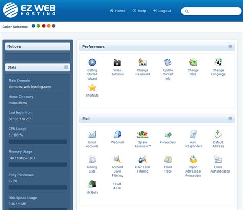 How Do I Login To My Hosting Control Panel CPanel Ez Web Hosting Inc Official Site