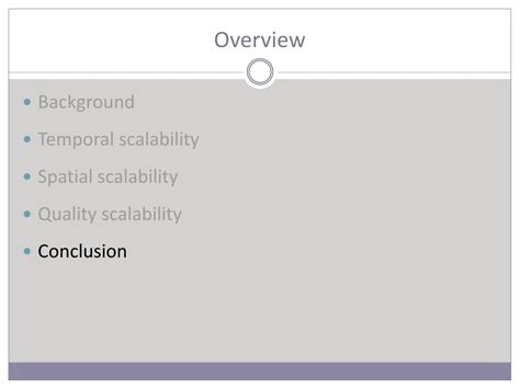 Ppt Overview Of The Scalable Video Coding Extension Of The H264avc
