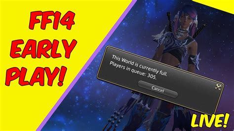 Ff14 Early Access Stream Youtube