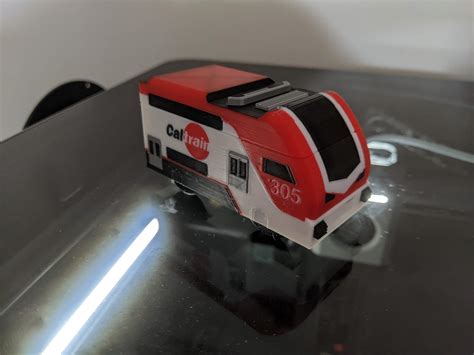 Electric Caltrain Engine For Wooden Rails Multicolor By Choumarin