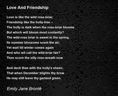 Friendship Love Poems