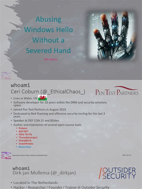 Abusing Windows Hello Without A Severed Handv3 Pdf Encryption
