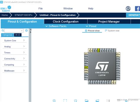 使用cubemx初始化mcu并配置流水灯 Csdn博客