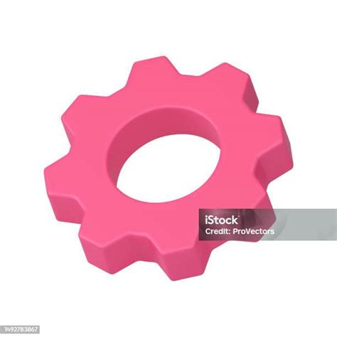 설정 기어 톱니 바퀴 프로그램 구성 프로세스 복구 최적화 3d 아이콘 사실적인 벡터 3차원 형태에 대한 스톡 벡터 아트 및 기타