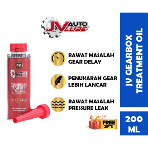 100 ORIGINALJV AutoLube Auto Transmission Gearbox Treatment Penyelesaian Masalah Gearbox