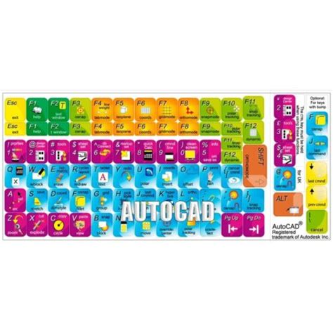 Autodesk Autocad Keyboard Or Laptop Stickers New Ebay