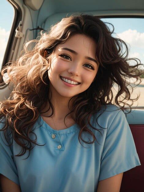 Premium Ai Image Sweet Girl