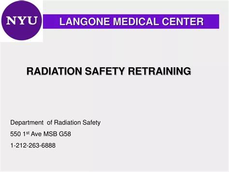 PPT Comprehensive Radiation Safety Training Program PowerPoint Presentation ID