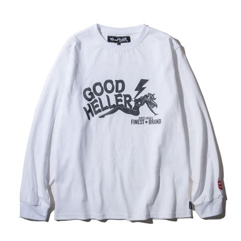 American Pinup Girl Ls Tshirt White 【公式】good Heller（グッドヘラー）