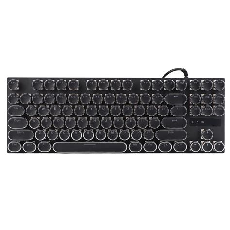 Teclado Mecánico Con Interruptor Rojo 87 Teclas 26 Rgb Teclado Mecánico Ergonómico