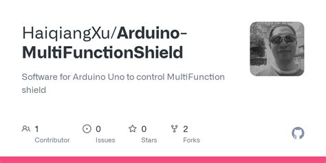 Github Haiqiangxuarduino Multifunctionshield Software For Arduino