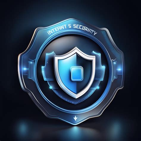 3d Internet Security Shield Premium Ai Generated Image