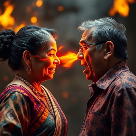 Dramatic Showdown Aunty Vs Uncle