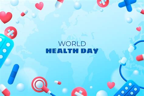 Sfondo Sfumato Per La Celebrazione Della Giornata Mondiale Della Salute Vettore Gratis