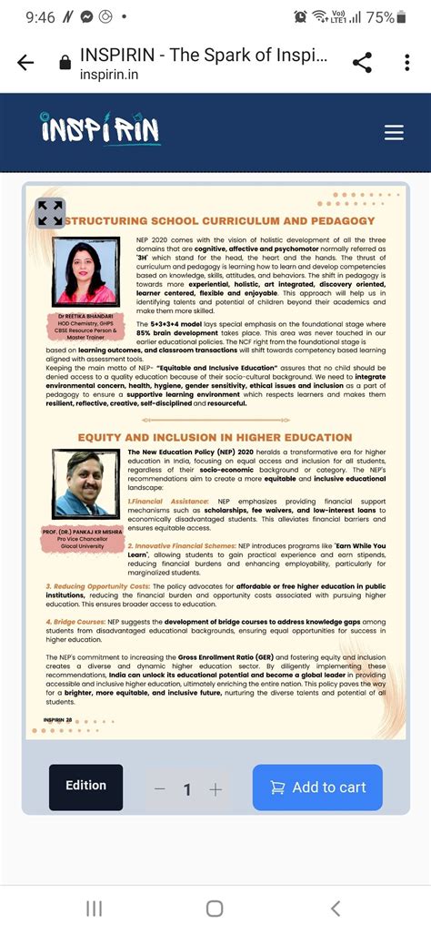 Dr Reetika Bhandari On Linkedin My Article Published In Inspirin Gx 5dce9