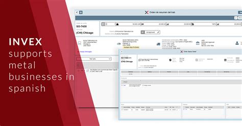 Invex Metal Erp Implementation Services Now Available In Spanish Invex Cloud Based Erp