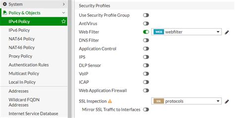 Filter FortiGate FortiOS 6 2 9 Fortinet Document Library