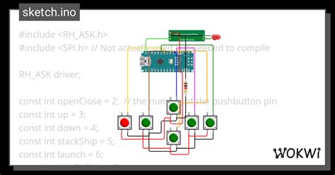 Mechazilla Remote Wokwi ESP32 STM32 Arduino Simulator