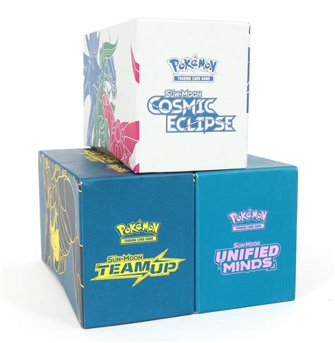 At Auction Pokemon Sun And Moon Trainer Box Card Sets