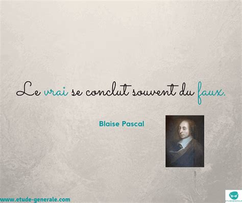 Les Meilleures Citations De Blaise Pascal Etude