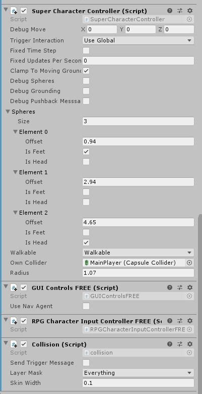 c box collider not registering collision on all axes from player