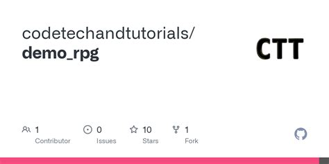 Github Codetechandtutorials Demo Rpg