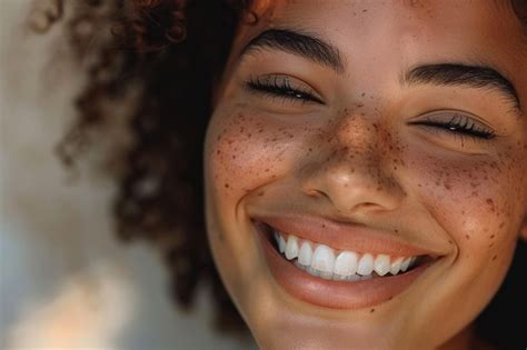 A Woman With A Top And A Portrait Background Premium Ai Generated Image