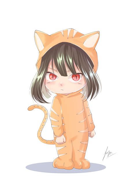 Cat Chibi By Fykshi On Deviantart