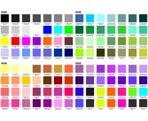 Palette Rgb Test Rgb Pdf Color
