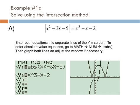 Ppt 21 Solving Equations Graphically Powerpoint Presentation Free