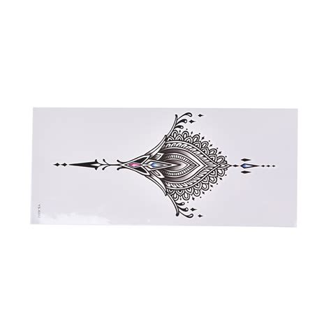 1pcs Sexy Chest Jewelry Tattoo Big Size 290mm130m Grandado