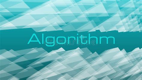 Digital Transformation Algorithm Many Triangles Template Concept