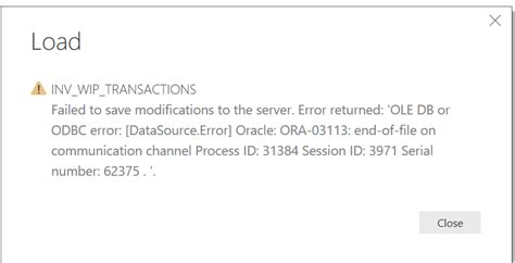 Issue With Importing Data From Oracle Database Microsoft Fabric Community