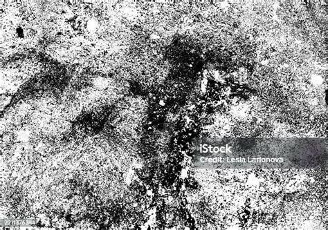 질감이 있는 추상적인 배경입니다 회색 검은 색 흰색의 다른 음영 배경에 흩어져있는 혼란스러운 장소 단색 0명에 대한 스톡 벡터 아트 및 기타 이미지 Istock